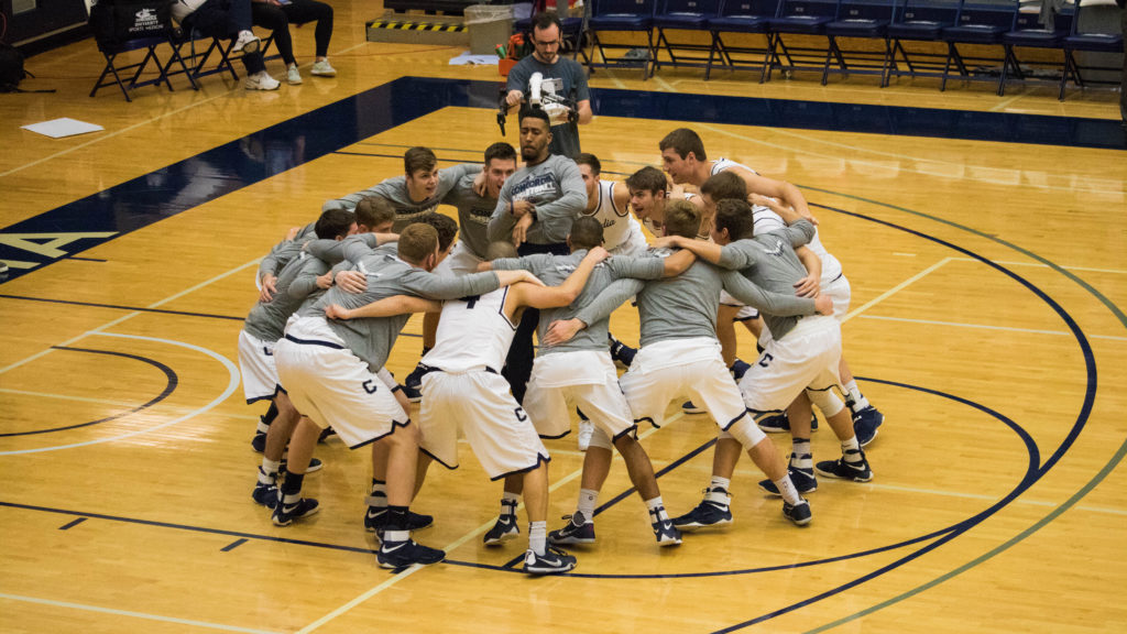 Freshmen Prevail in Men's Basketball Victory Against Hastings